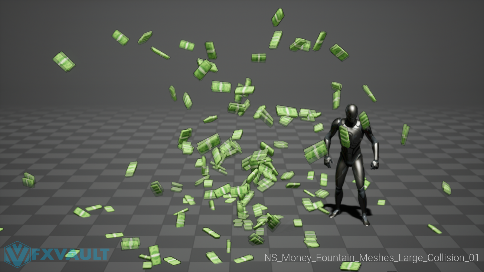 Money Fountain Meshes Large Collision – VFXVault